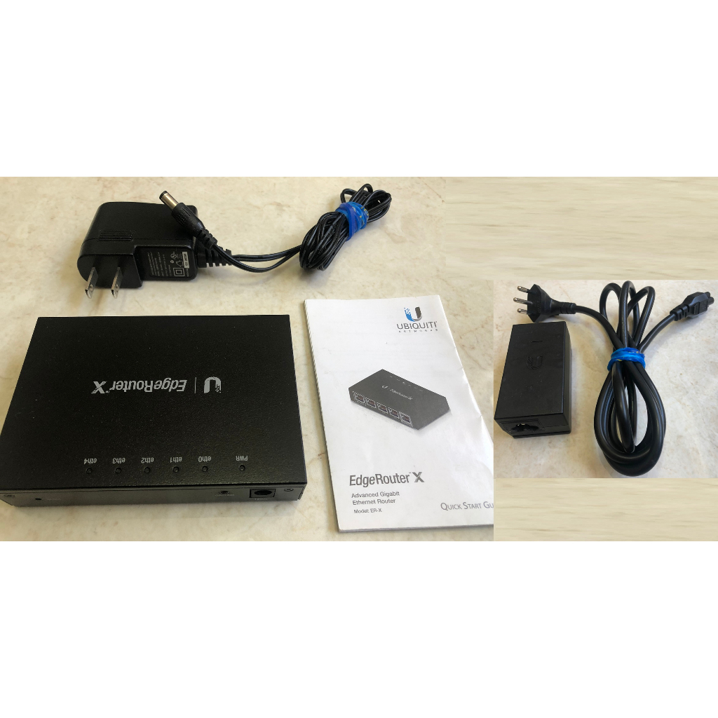 Roteador Ubiquiti Edgerouter X Er-x + Fonte Poe Usados | Shopee Brasil