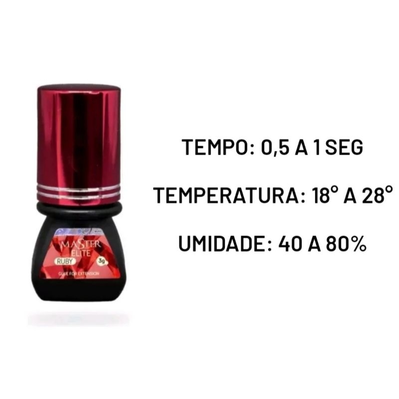 Cola elite master hs ruby adesivo 3ml | Shopee Brasil