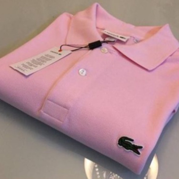 Camisa Polo Lala Rosa Gola Premium Peruana Com Malha Importada Promoção ...