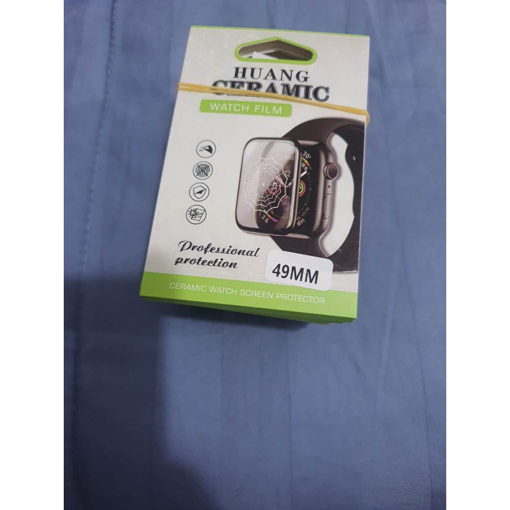 Película de Vidro para Smartwatch Ultra E W8 PRO 45MM modelo 49MM ...