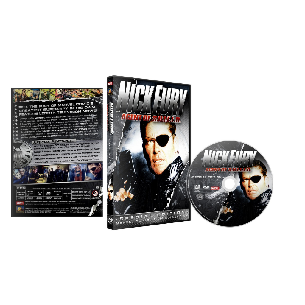Dvd Nick Fury Agente Da Shield ( David Hasselhoff ) - 1998 | Shopee Brasil