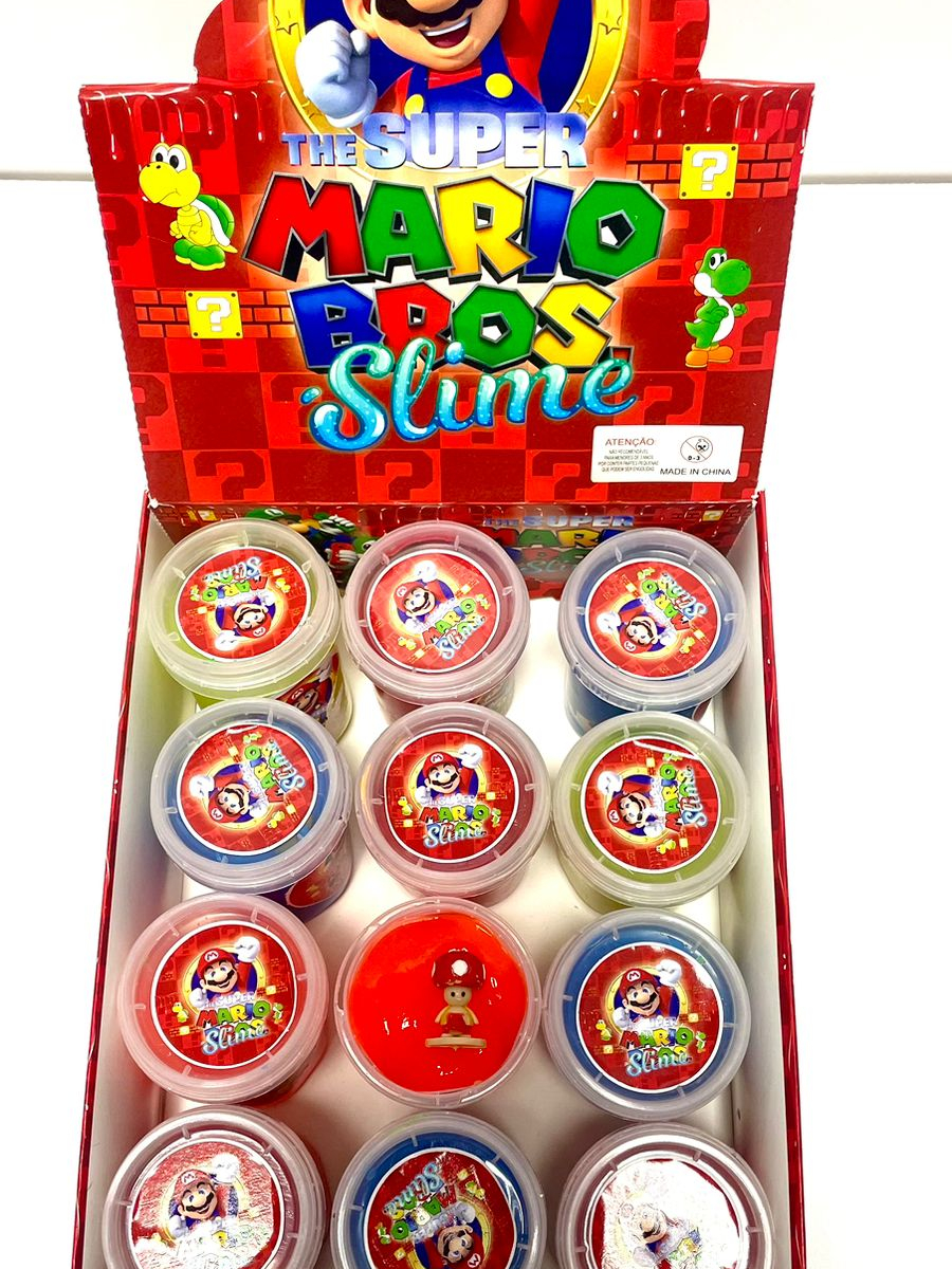 Slime Surpresa Super Mario caixa com 12 | Shopee Brasil