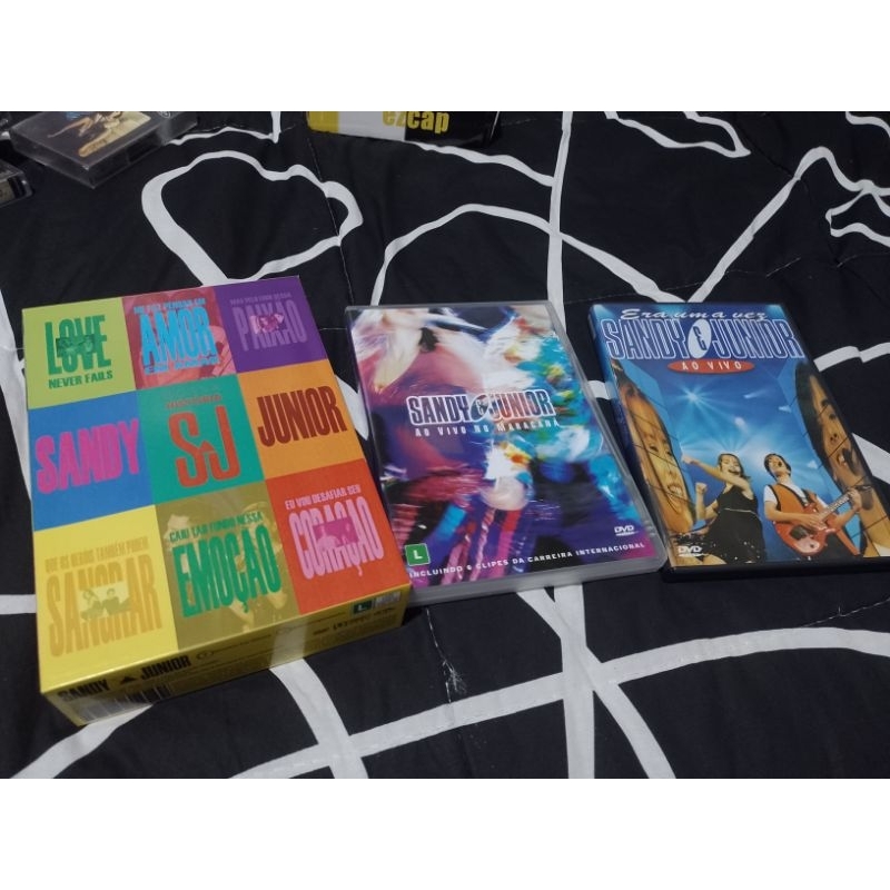 Box dvds Sandy e Junior, shows e documentários | Shopee Brasil