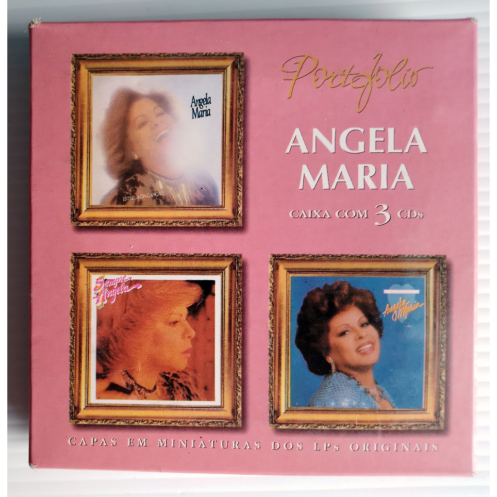 Cd Angela Maria Portfolio Box Com 3 Cd's | Shopee Brasil