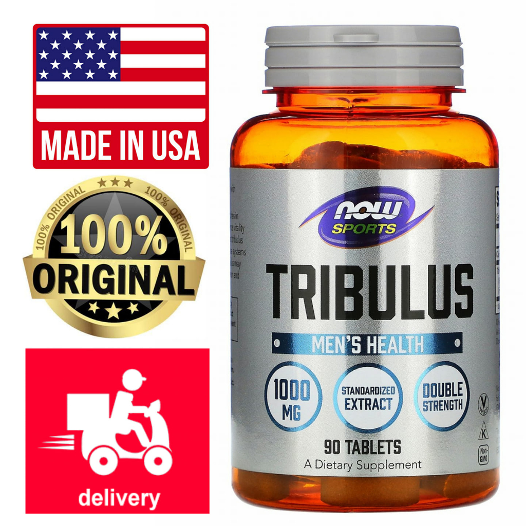 Tribulus Now 1000mg 90 Tablets Original Importado USA | Shopee Brasil