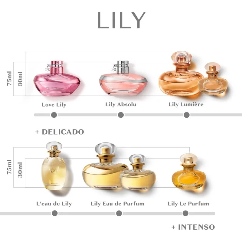 O Boticario Lily Feminino 75ml | Shopee Brasil