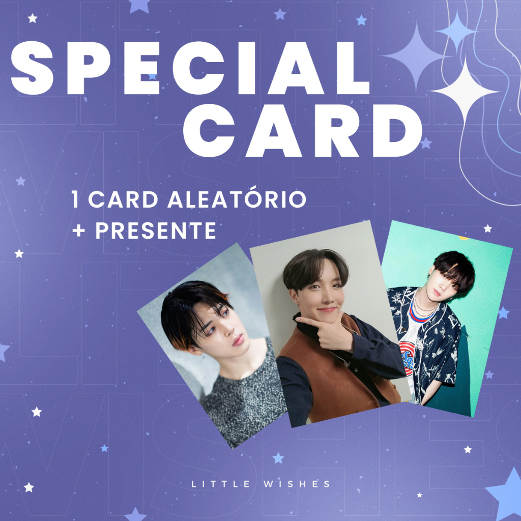 Card BTS [Fanmade/Kpop] | Shopee Brasil