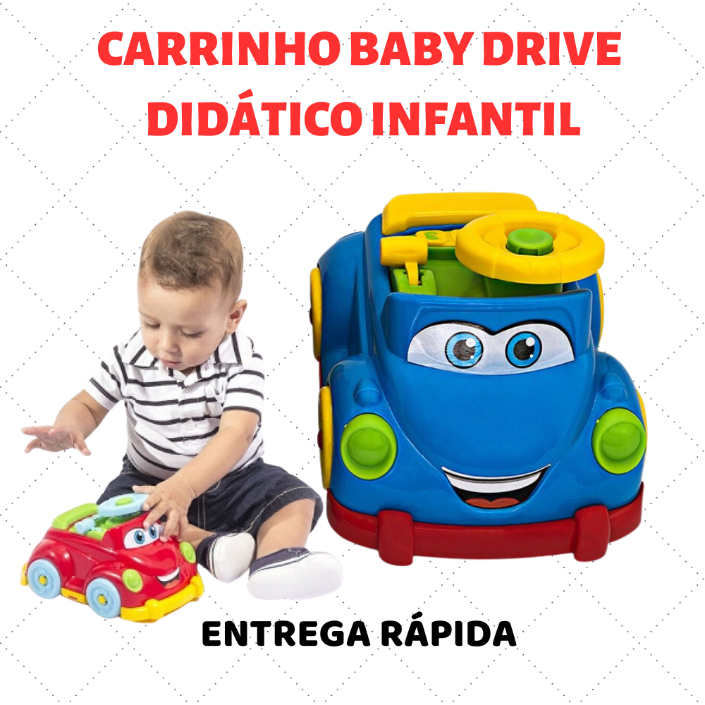 Carrinho Fusca Baby Driver brinquedo Didático Infantil | Shopee Brasil