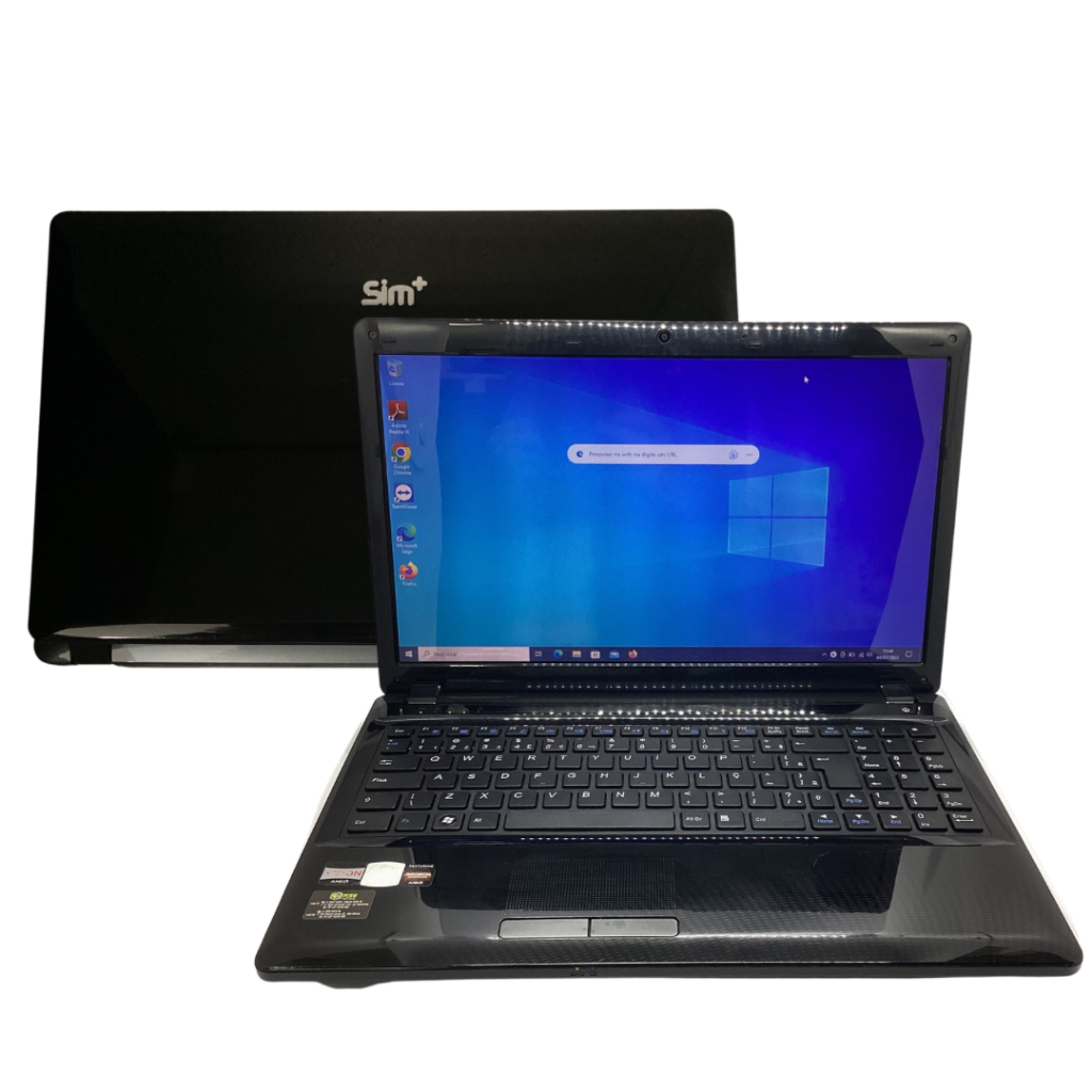 Notebook Sim 2000 Amd C-60 6GB Ssd 120GB W10 Tela 15.6" | Shopee Brasil