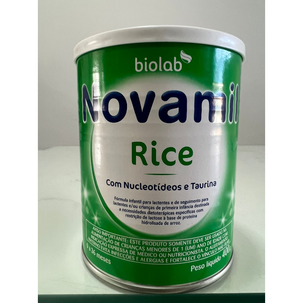NOVAMIL RICE 400G Biolab | Shopee Brasil