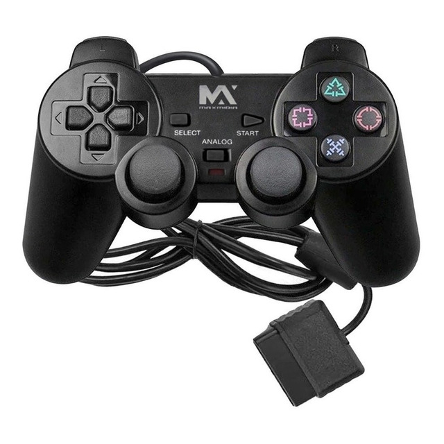 Controle Joystick Analógico DualShock 2 Maxmidia para PS2 | Shopee Brasil