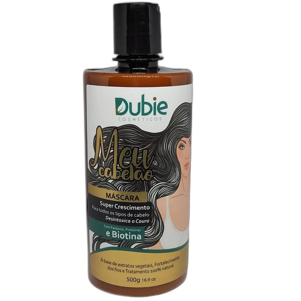 DUBIE MÁSCARA MEU CABELÃO SUPER CRESCIMENTO CAPILAR 500ML | Shopee Brasil
