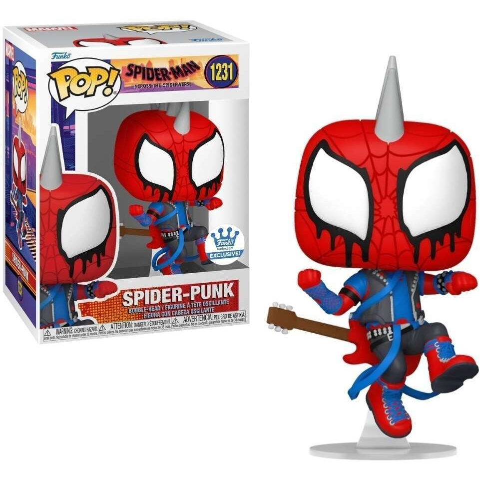 Funko Pop Spider-Punk 1231 Funko Shop Spider-Man Across The Spider ...