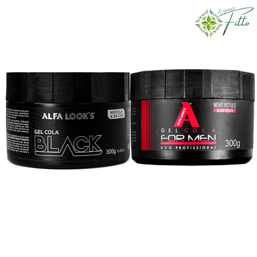 Escolha Seu Gel Alfa Looks Gel Cola Black ou Gel Cola Incolor 300g ...