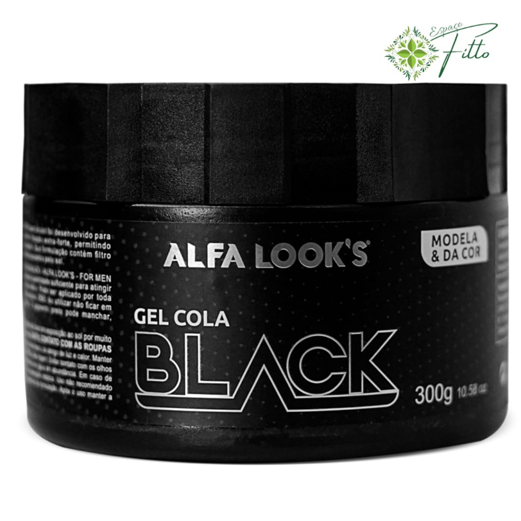 Escolha Seu Gel Alfa Looks Gel Cola Black ou Gel Cola Incolor 300g ...