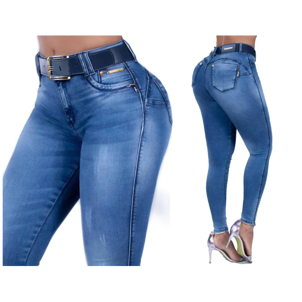 Calça Jeans Lycra Bojo Bumbum Bull Cigarrete Original | Shopee Brasil