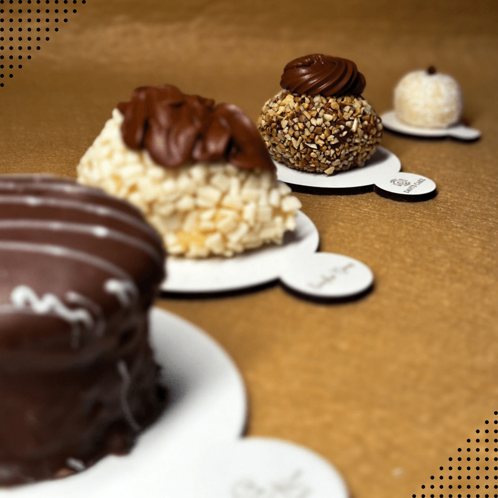 Base Laminada Para Doces, Mini Bolos e Finger Food Com 50 Unidades ...