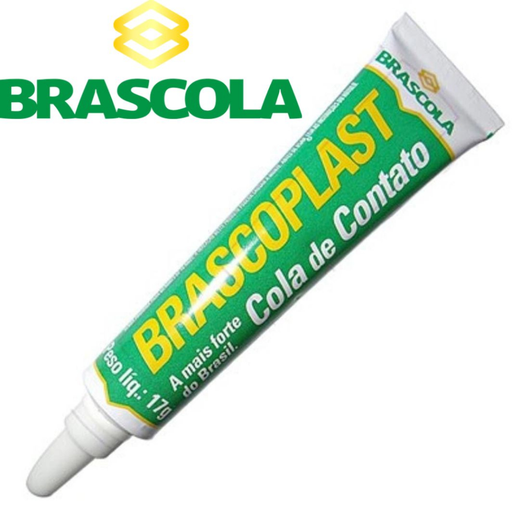 Cola de Contato Sapateiro Tênis Sapato Roupa Universal 17g Brascoplast ...