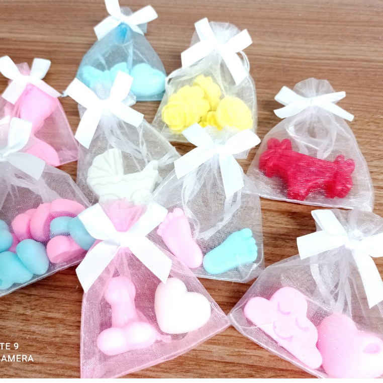 Kit 10 Saches Mini Sabonetes Personalizado ESCOLHA O MODELO para ...