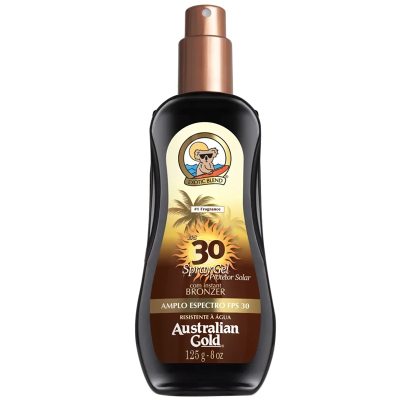 Australian Gold Spray Gel protetor solar corporal FPS 30 – 125g ...
