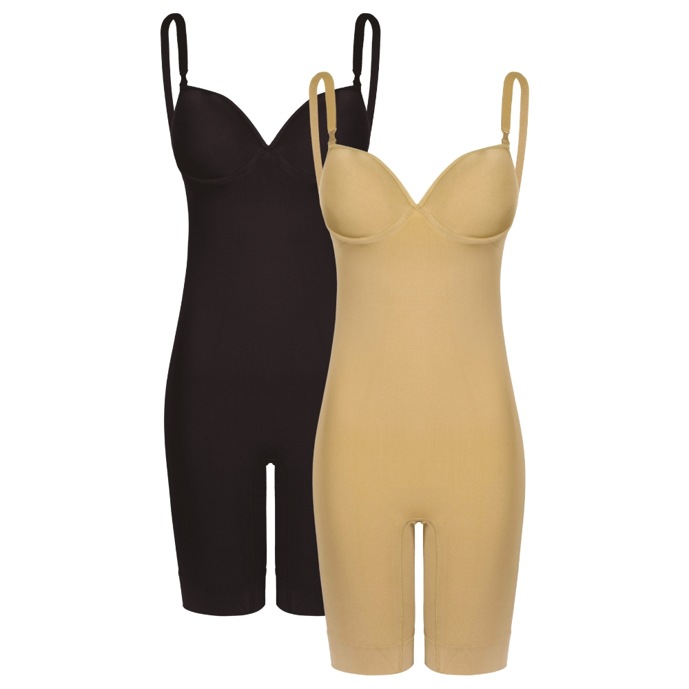 Kit 2 Body Cinta Lupo Modeladora Alta Compressao Afina Cintura Com Bojo ...