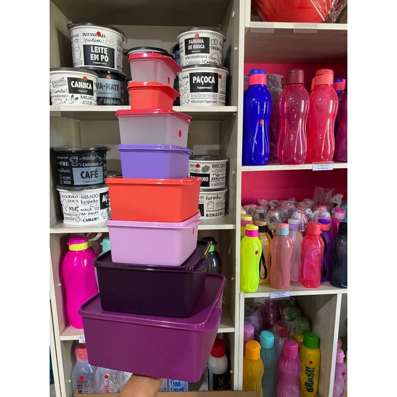Tupperware Linha Basic Line | A Escolher | Shopee Brasil