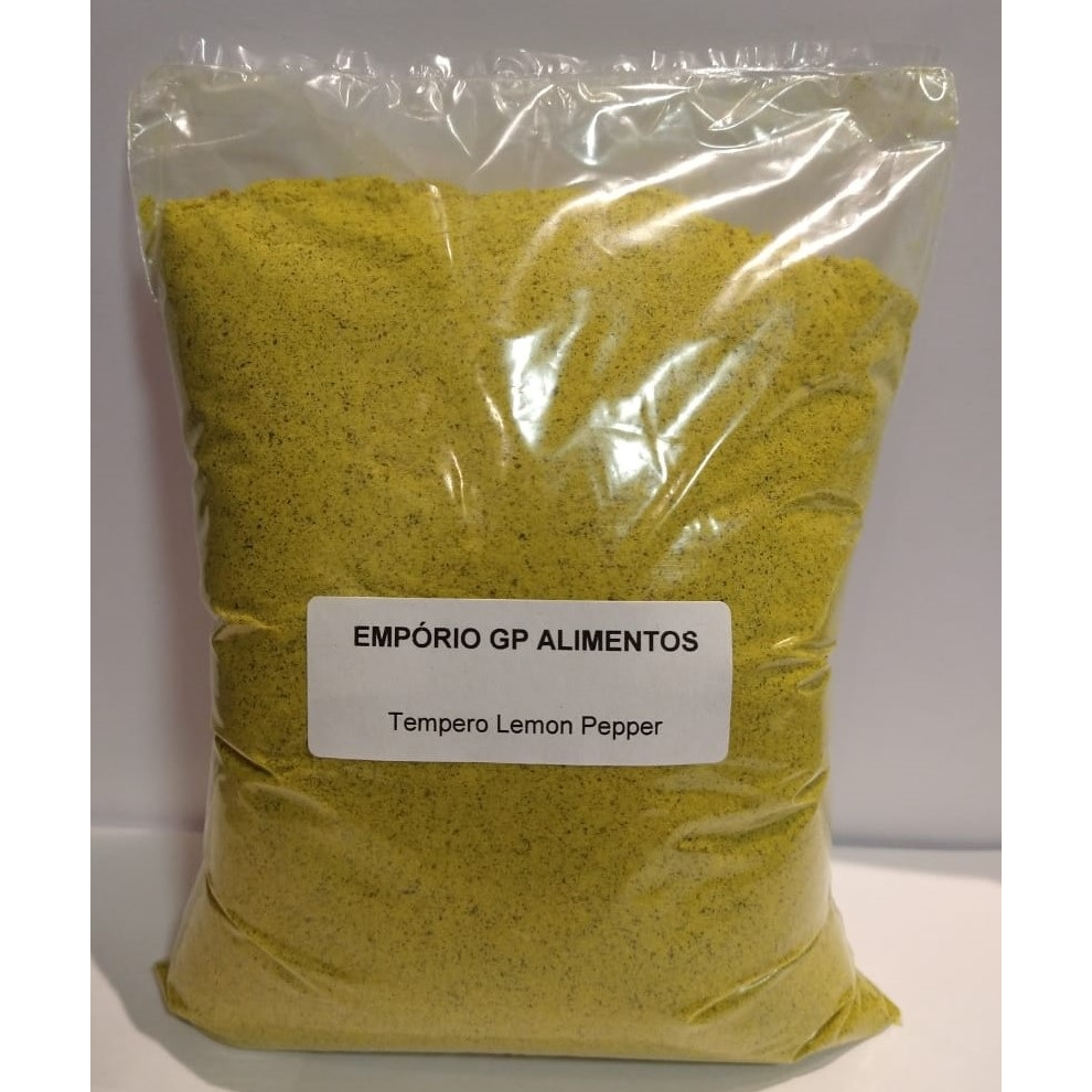 Tempero Lemon Pepper Tradicional 500grs | Shopee Brasil