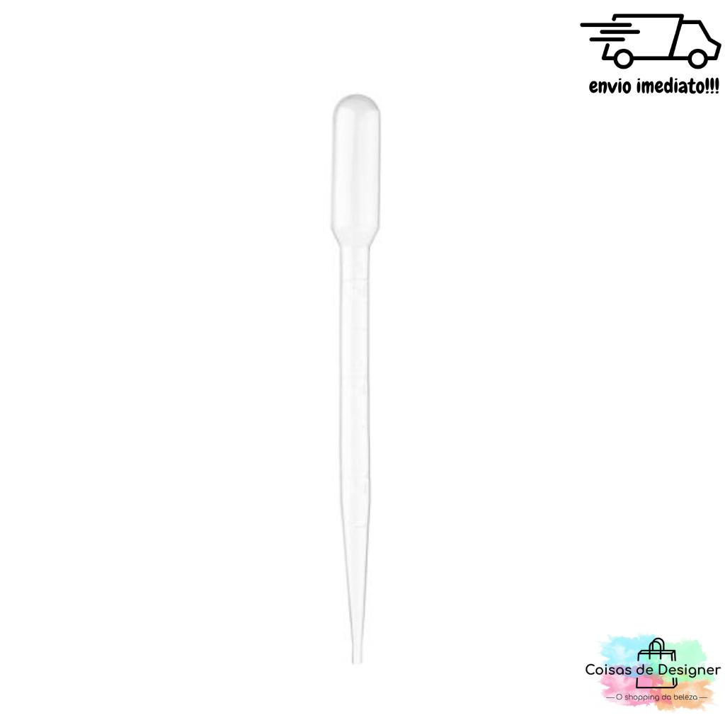 Pipeta Pasteur Medidora Plástica Conta Gotas Graduada 3ml | Shopee Brasil