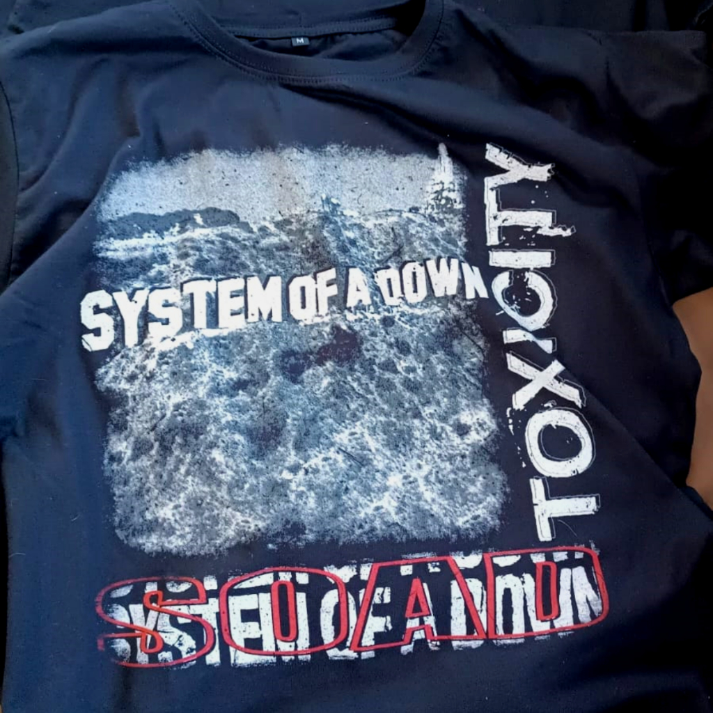 Camiseta System of a Down - Toxicity SOAD | Shopee Brasil
