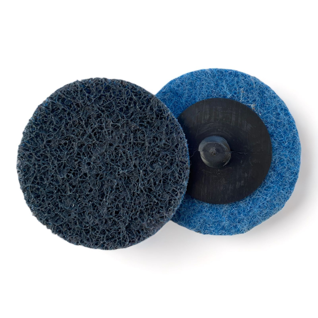 Kit Com 10 Disco de Roloc Manta Azul Fino 50mm | Shopee Brasil