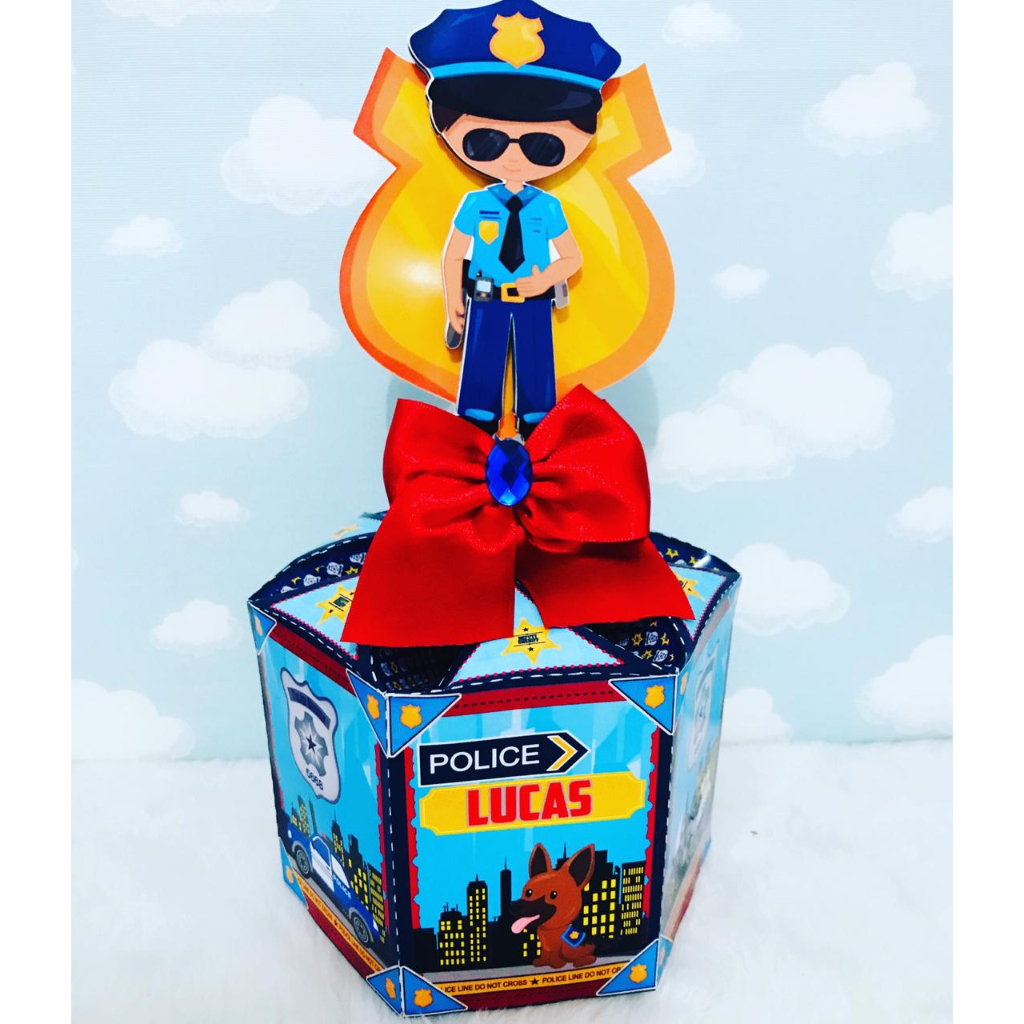 caixa milk police personalizada. | Shopee Brasil
