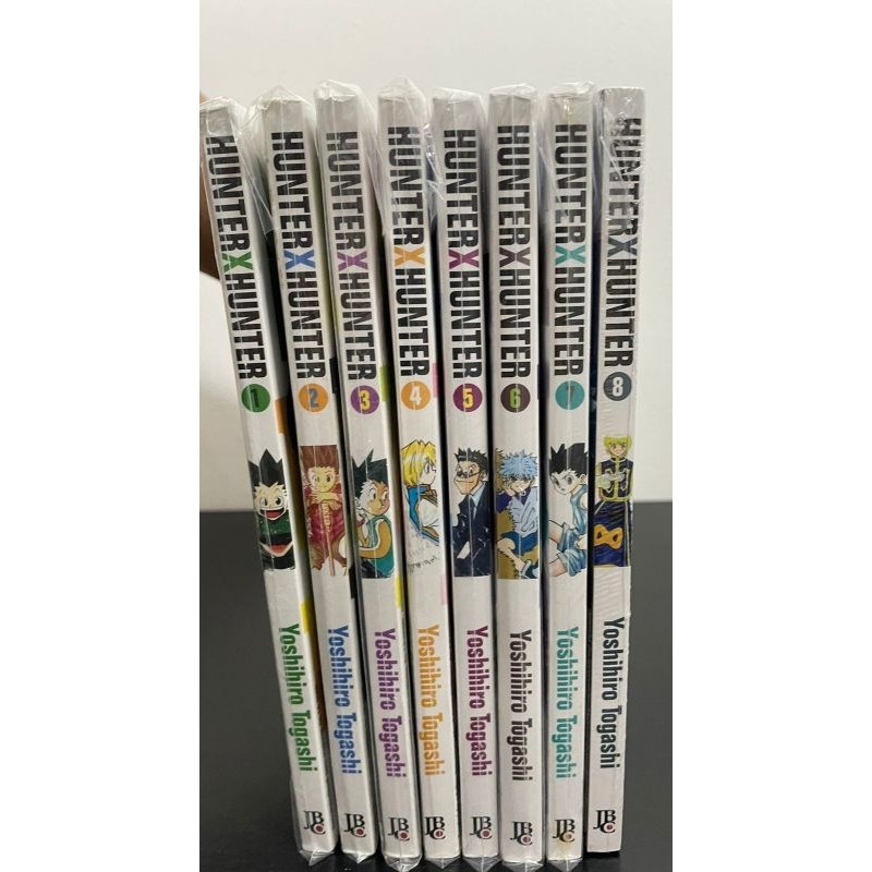 Mangá Hunter x Hunter Vol. 1 ao 8 (Editora JBC) | Shopee Brasil