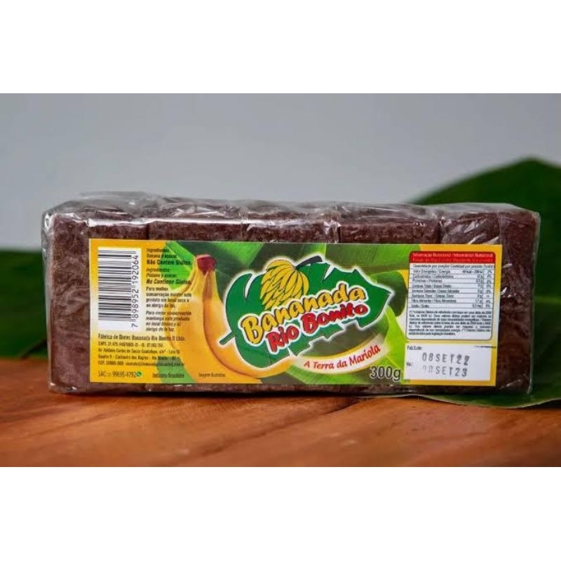 Mariola de Banana/ Doce de Banana/ Bananada tradicional 300gramas ...