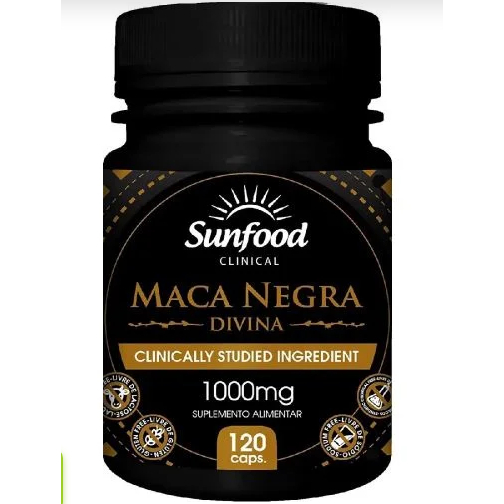 MACAA NEEGRA 1000MG EM 2 CAPS / 120CAPS SUNFOOD | Shopee Brasil