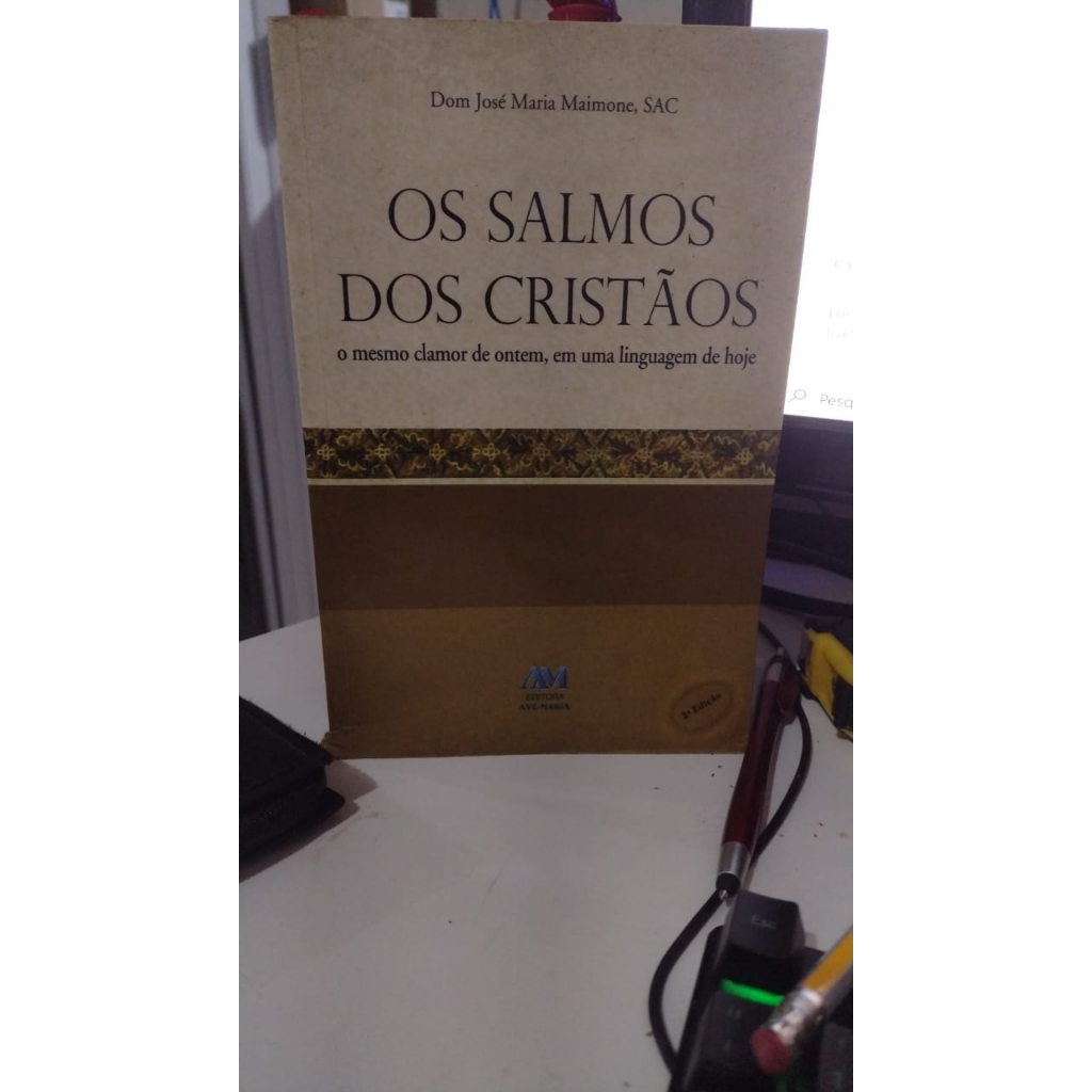 Os salmos dos cristãos Dom Jose Maria Maimone | Shopee Brasil