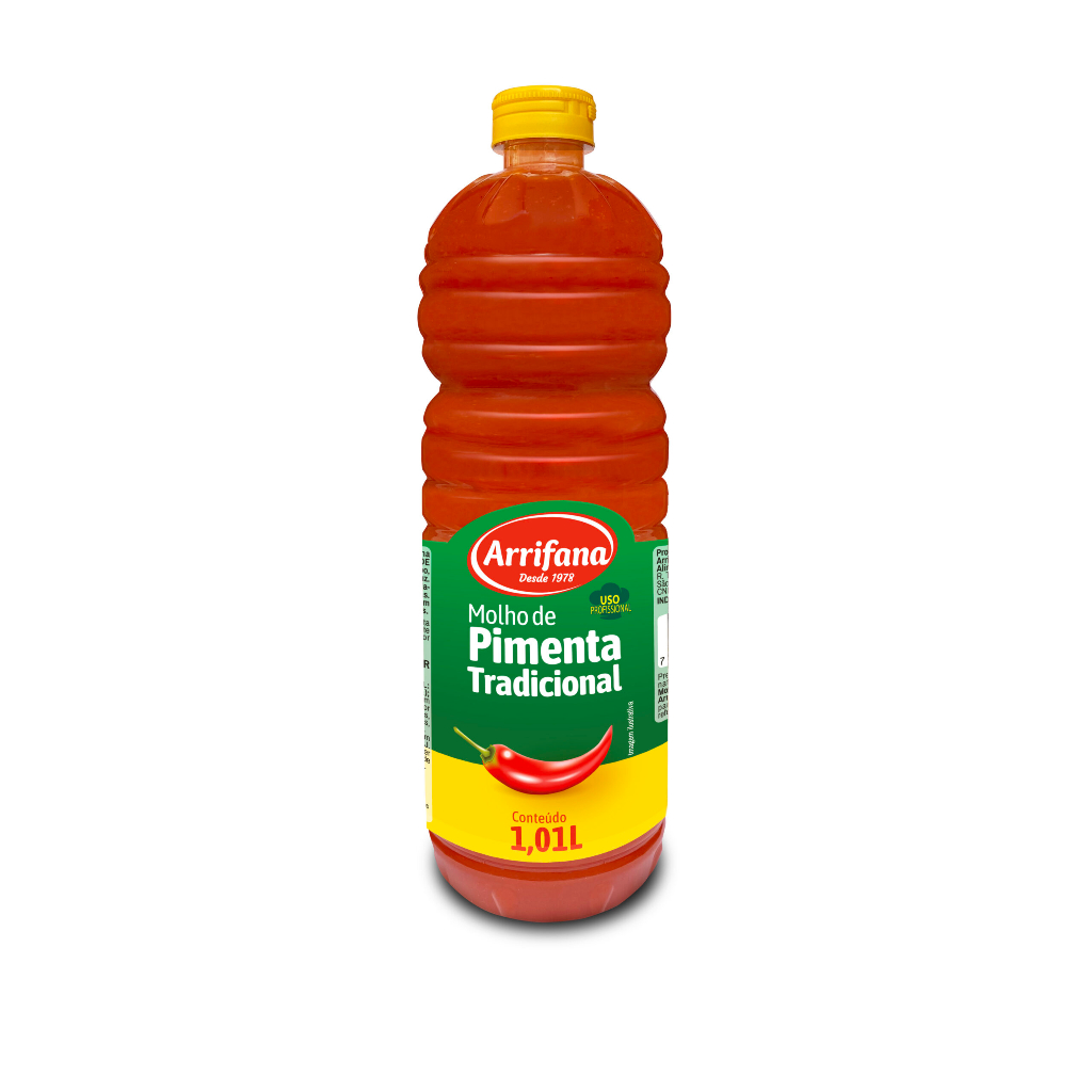Molho de pimenta Tradicional Arrifana 1,01l | Shopee Brasil
