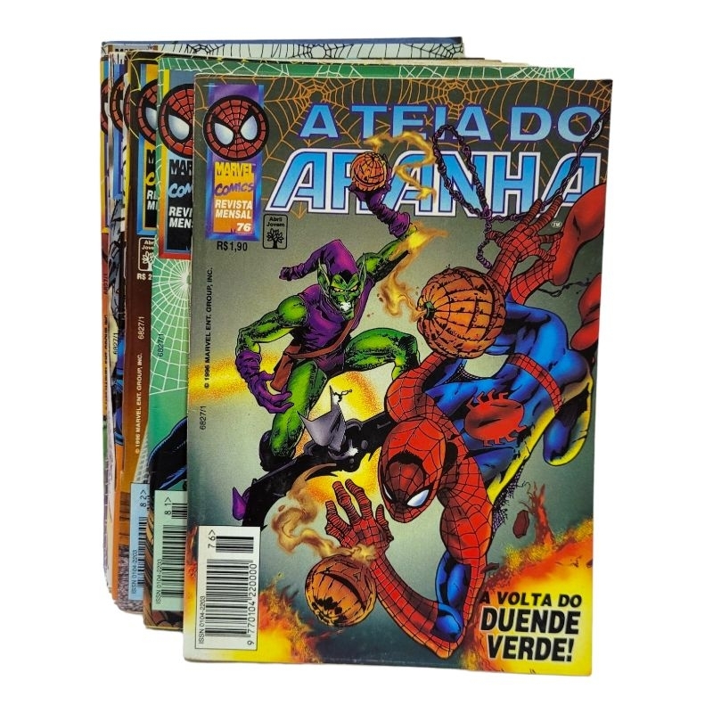 Teia do Aranha (Gibi - Ano 1996/1997 - Editora Abril) | Shopee Brasil