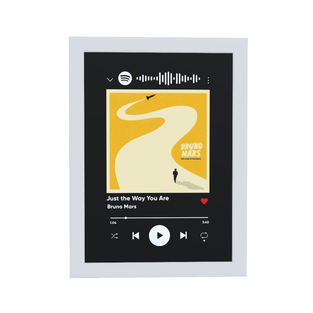Quadro interativo spotify - Bruno Mars | Shopee Brasil