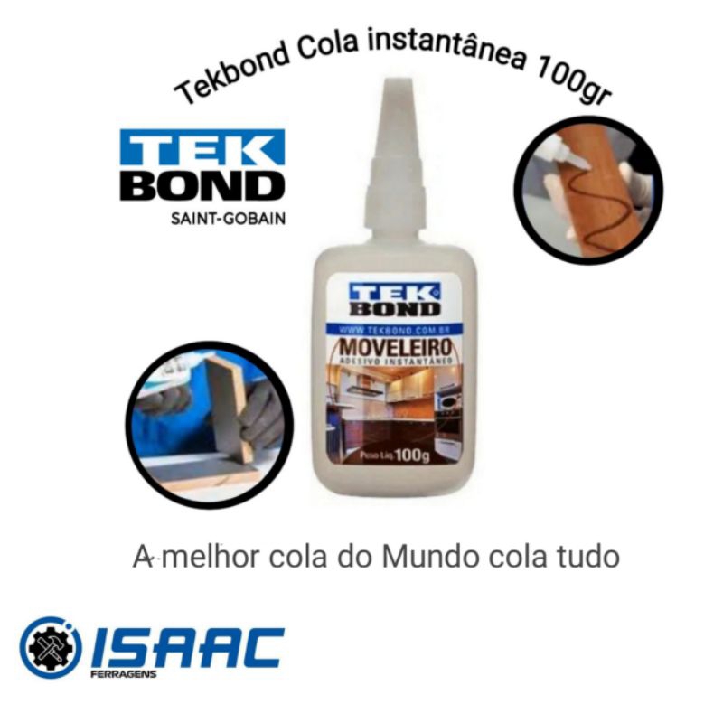 Cola Tekbond Instantânea 100 - Grama | Shopee Brasil