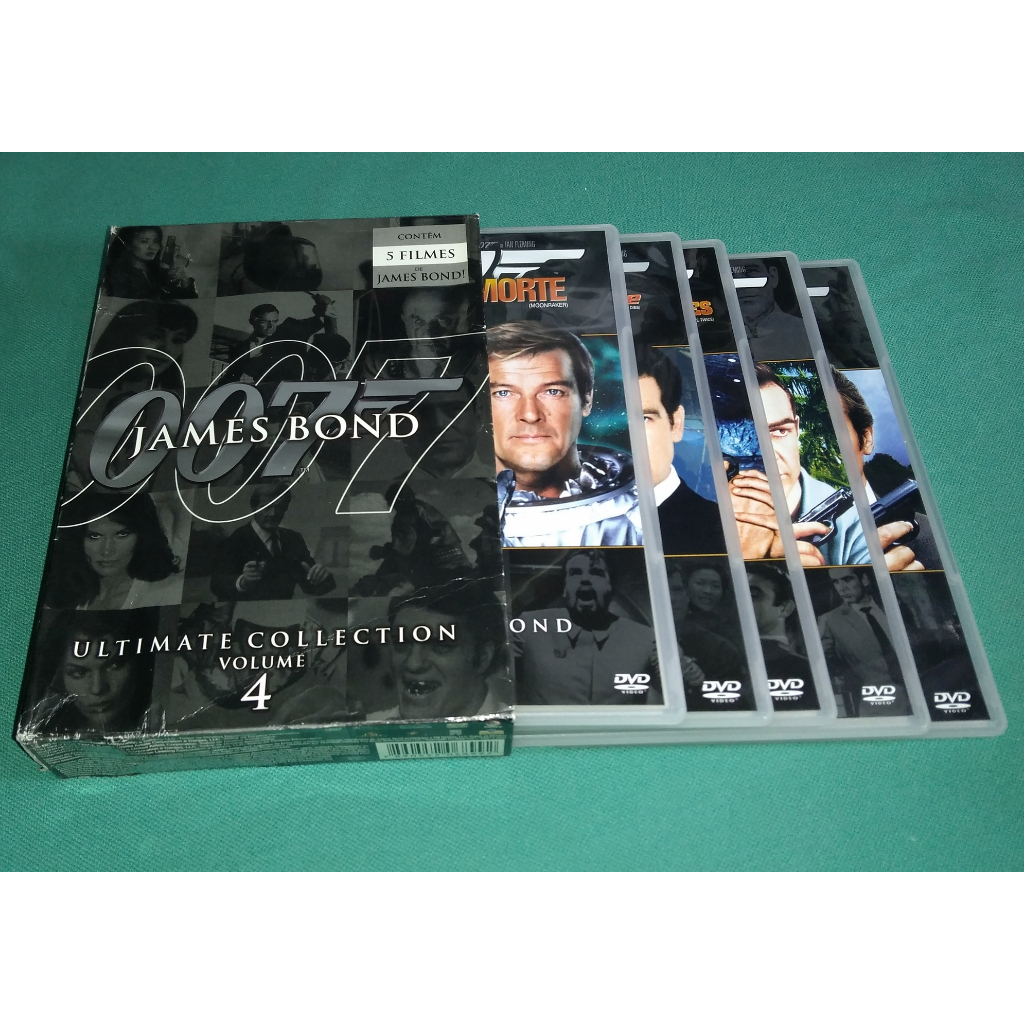 Box 5 DVDs James Bond Ultimate Collection Vol 4 ( Dublado ) | Shopee Brasil