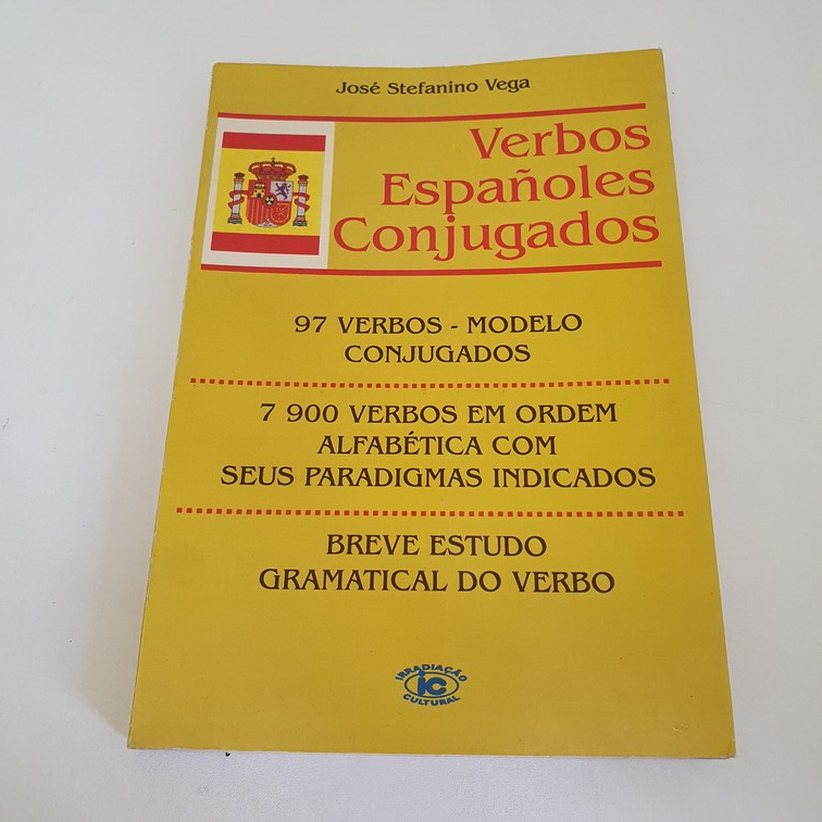 Livro Verbos Españoles Conjugados - José Stefanino Vega - L9076 ...