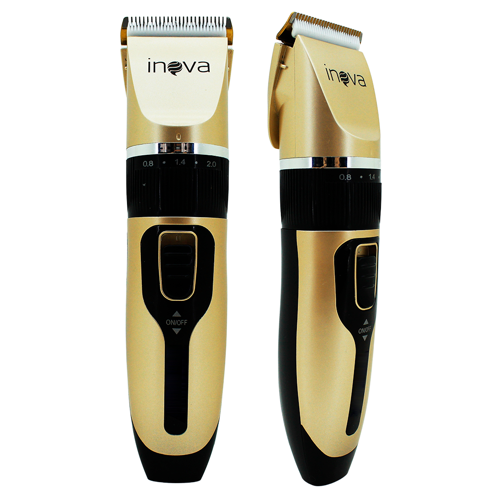 Cortador de Cabelo Profissional Inova Aparador Barba Pelos Bivolt | Shopee Brasil