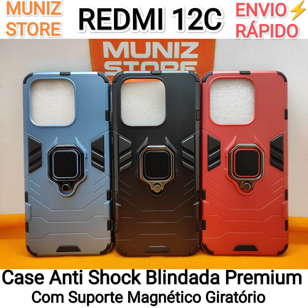Capa Xiaomi Redmi 12C Case Anti Impacto Blindada Xiaomi - Capinha Armon ...