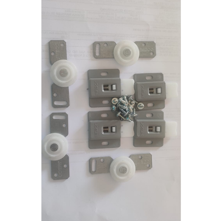 Kit Sistema de Sobrepor para 2 Porta de Correr - Joelini | Shopee Brasil