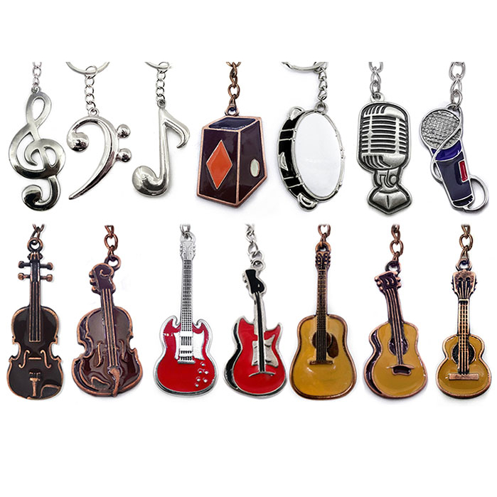Chaveiro Musical Chaveiros Instrumentos Musicais Várias Opções Para ...