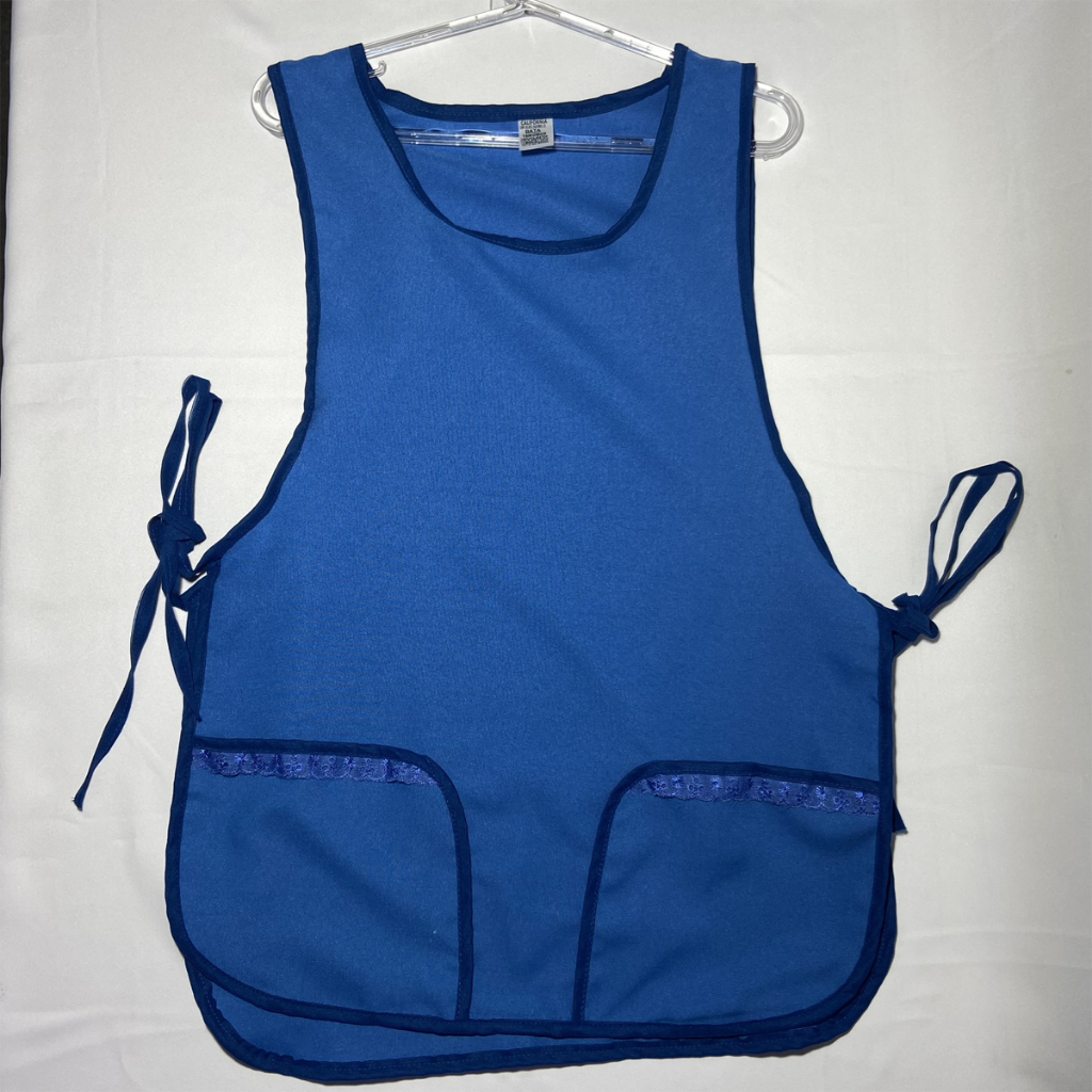 Avental Bata Colete Colorida Decorada c/ Lese & Bolso | Shopee Brasil