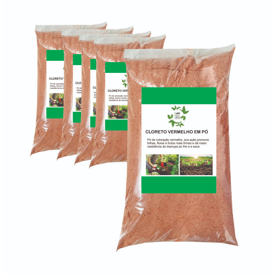 FERTILIZANTE ADUBO KLC CLORETO VERMELHO EM PÓ FRUTIFICAÇÃO- JARDIM ...