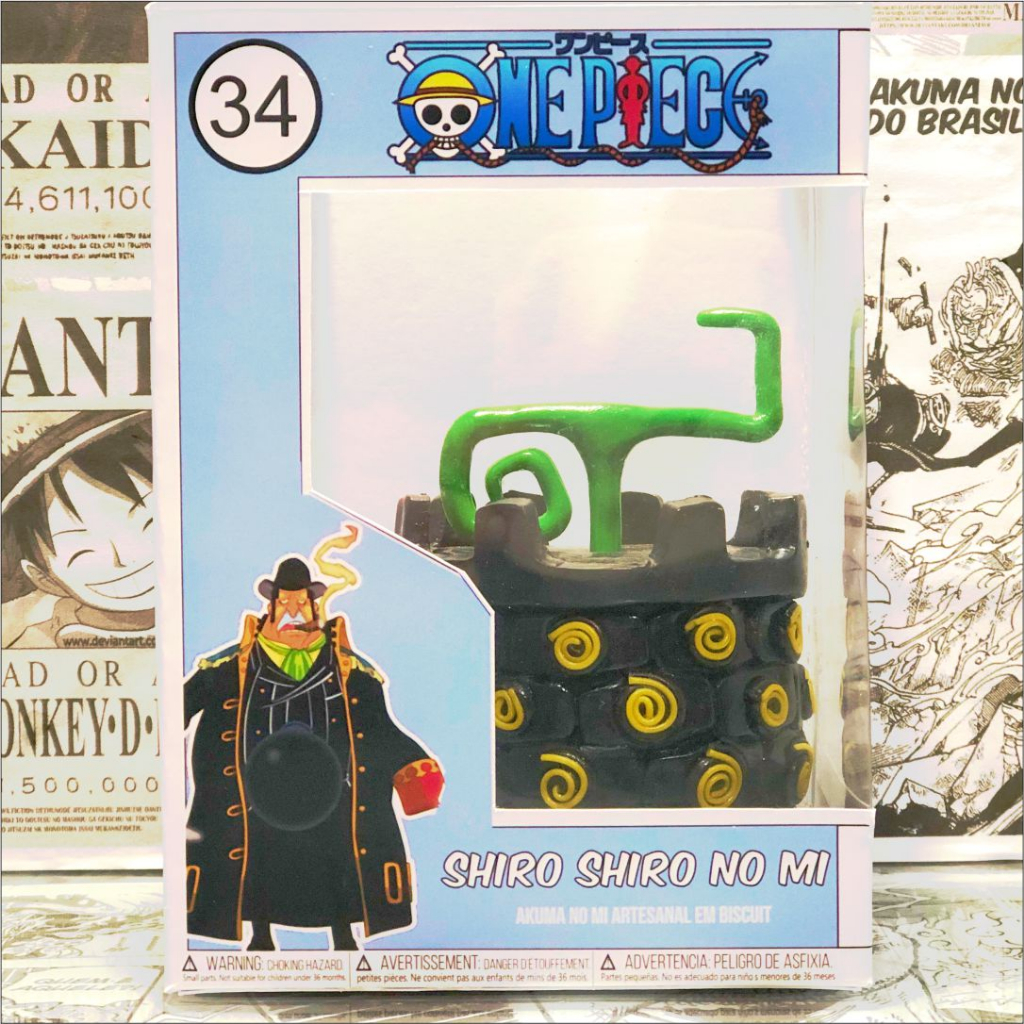 Action Figure - Akuma no mi - Shiro Shiro No Mi + Caixa - One Piece ...