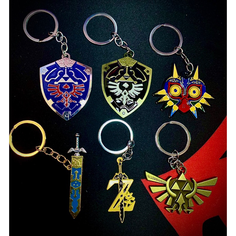 Chaveiros The Legend of Zelda Hylian Shield, Master Sword | Shopee Brasil