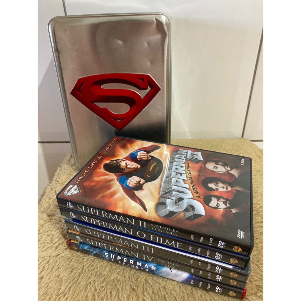 Box Dvd Superman Edição Especial - Lata | Shopee Brasil